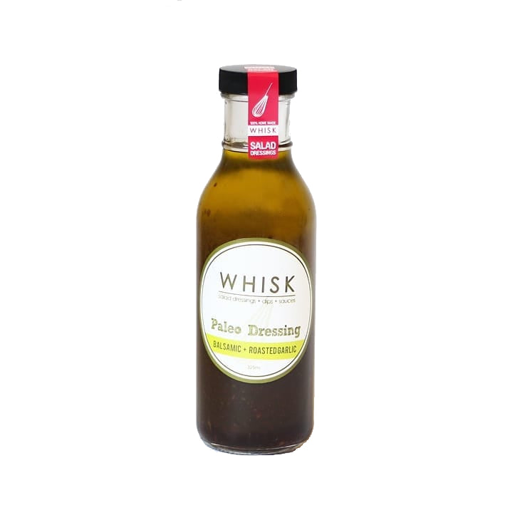 Whisk Paleo Balsamic & Roasted Garlic Dressing 325ml – One World Deli