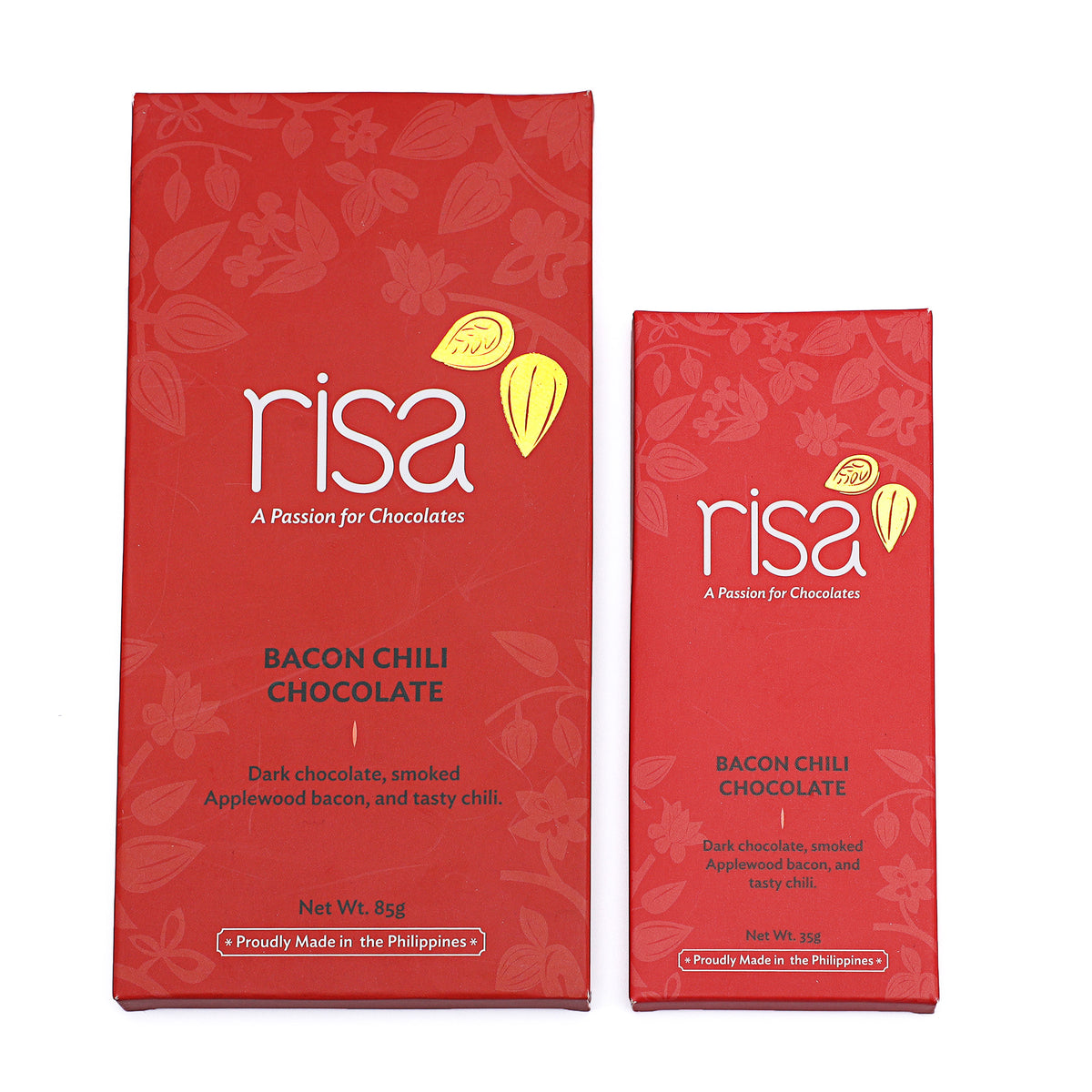 Risa Chocolates Bacon Chili Chocolate Bar | One World Deli