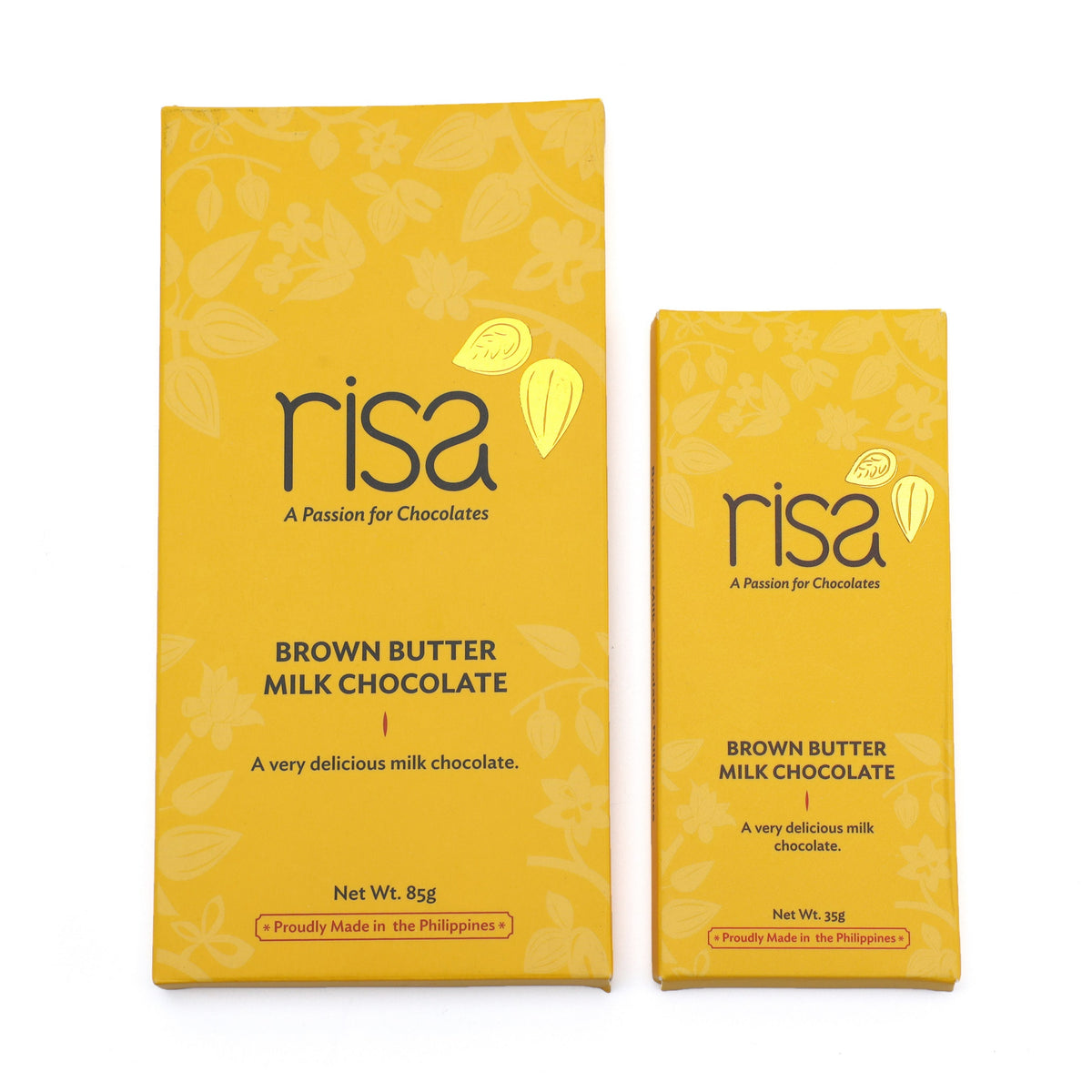Risa Chocolates Brown Butter Milk Chocolate Bar | One World Deli